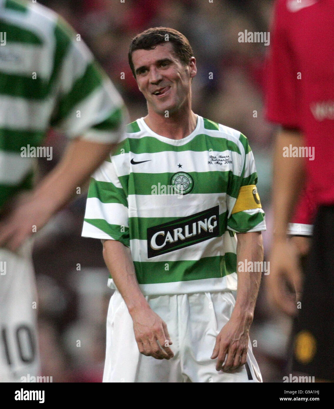 Roy keane testimonial match old trafford hi-res stock photography and ...