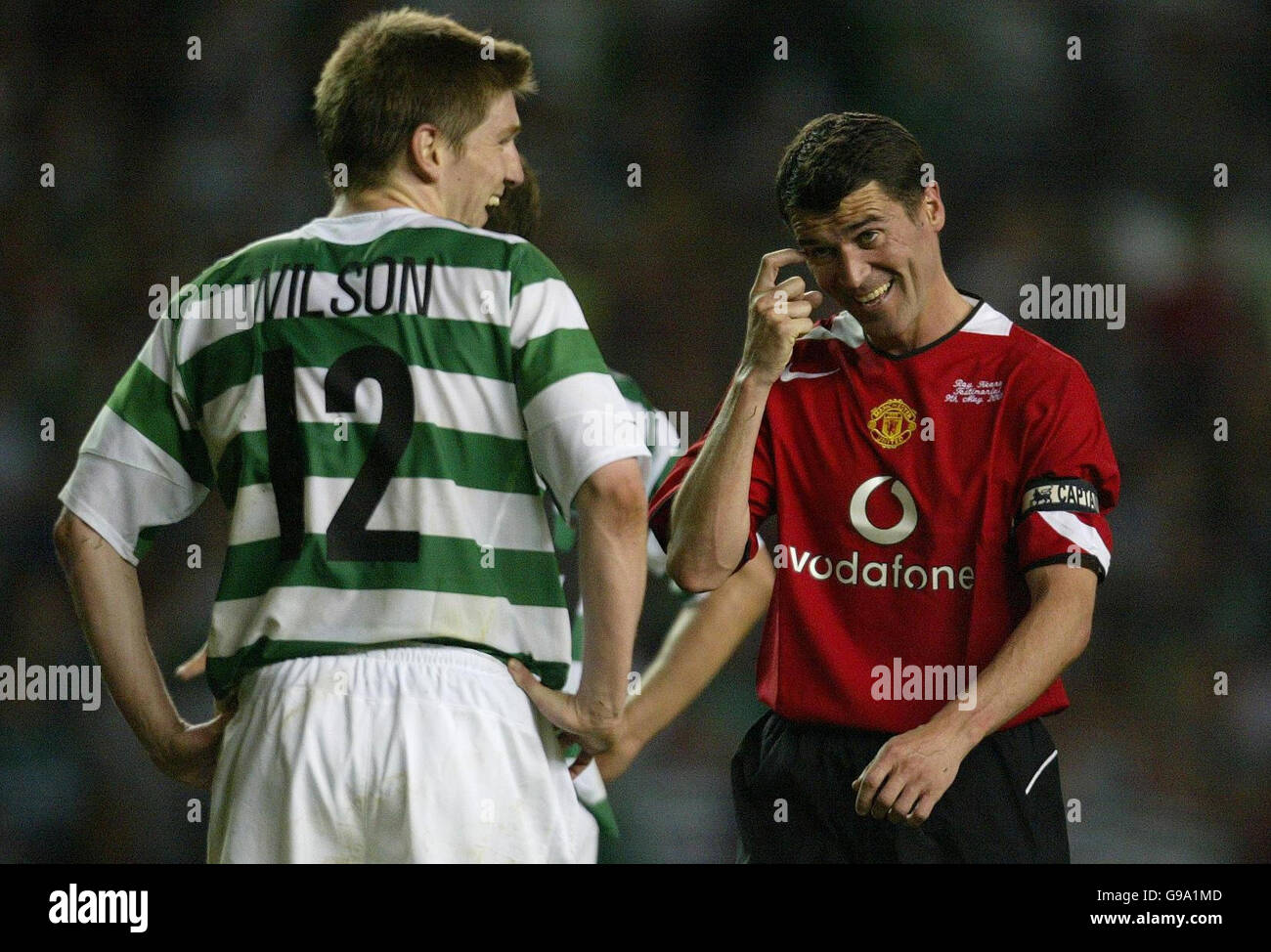 Old trafford roy keane hi-res stock photography and images - Alamy