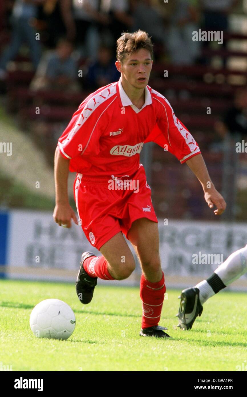 Soccer - Friendly - St Pauli v Aberdeen. Derek Young, Aberdeen Stock ...