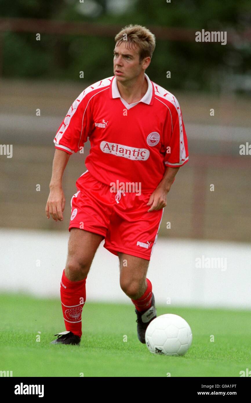 Soccer - Friendly - St Pauli v Aberdeen. Andy Dow, Aberdeen Stock Photo ...