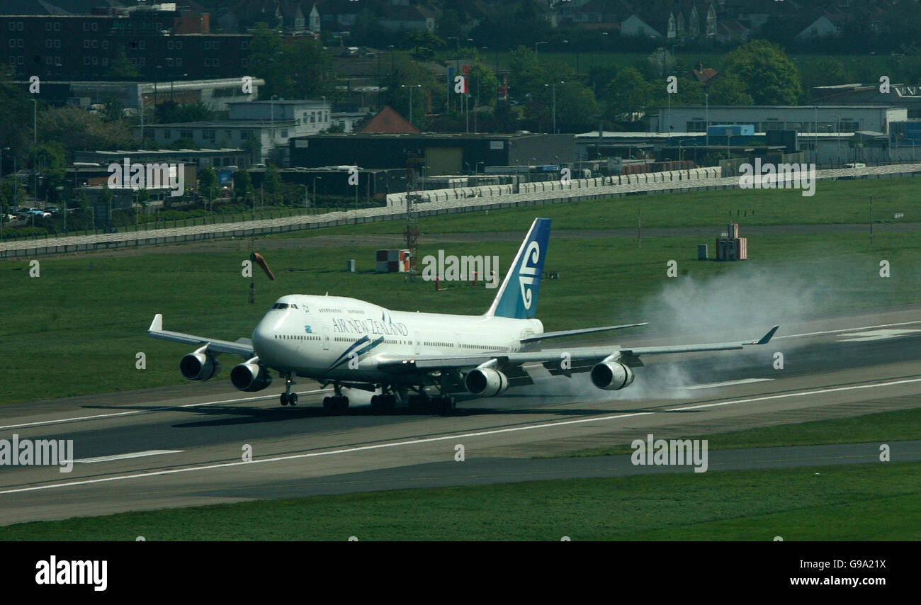 A view from the new air traffic control tower in the centre of Heathrow ...