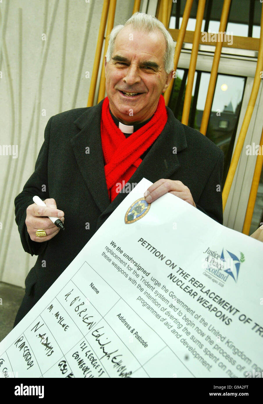 Cardinal Keith O`Brien, the leader of Scotland's Roman Catholics, and ...