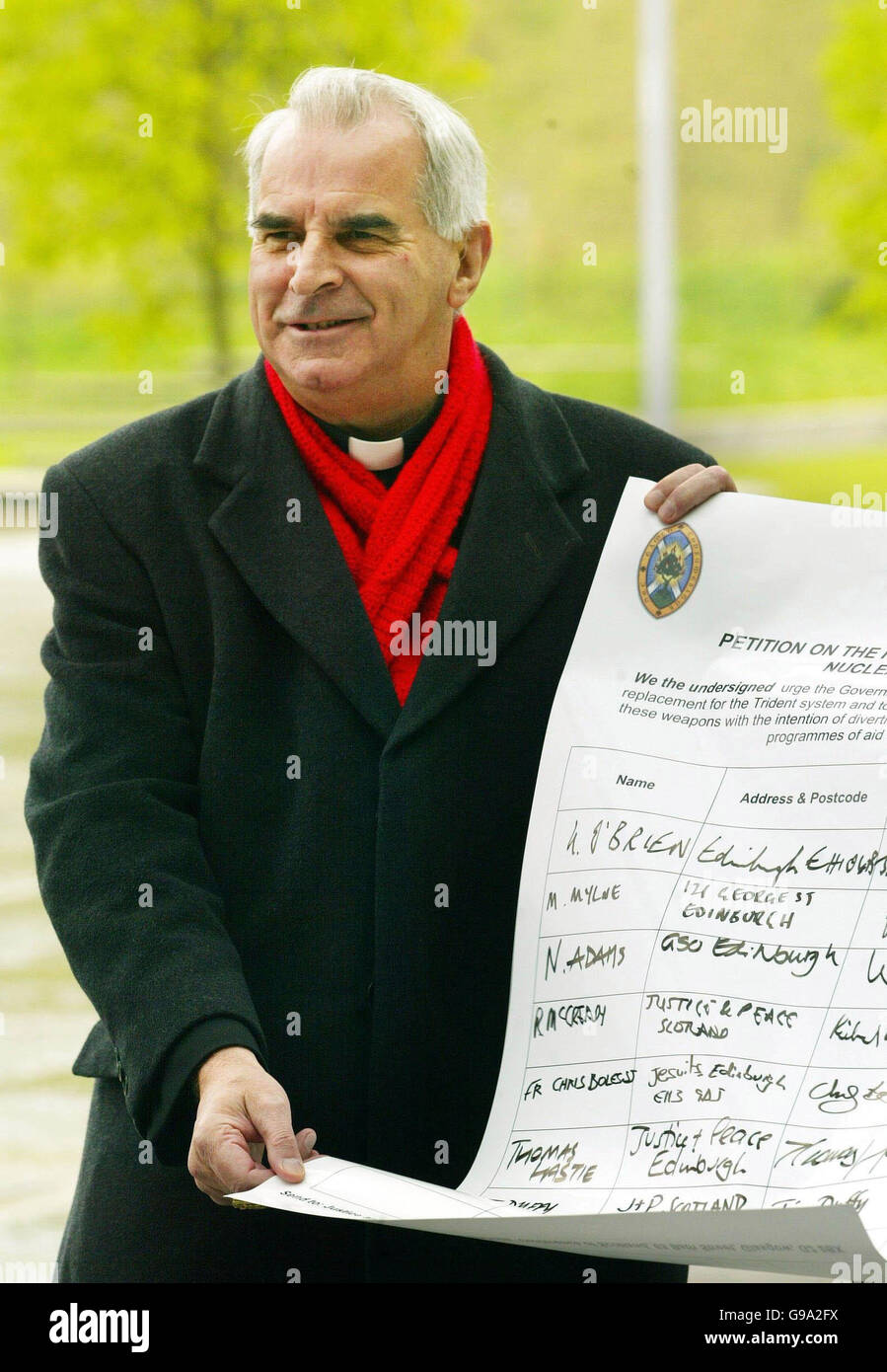 Leader of scotlands roman catholics hi-res stock photography and images ...