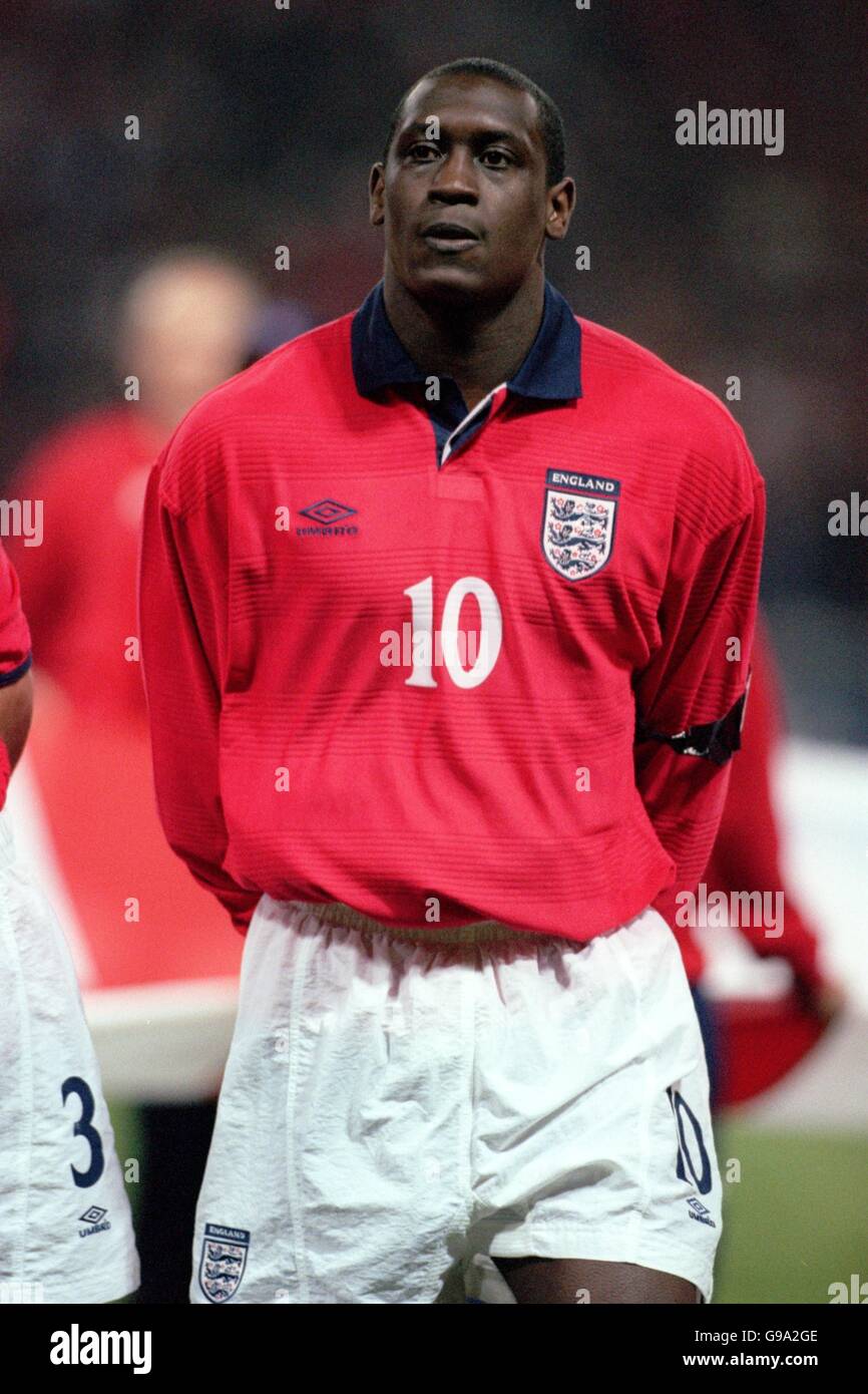 Soccer - Friendly - England v Argentina. Emile Heskey, England Stock ...
