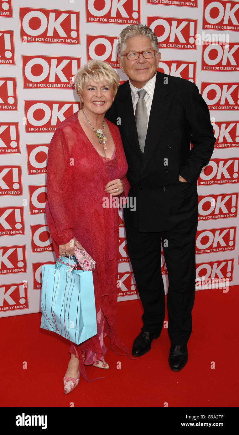 Gloria hunniford stephen way arrives ok magazine 10th anniversary party ...
