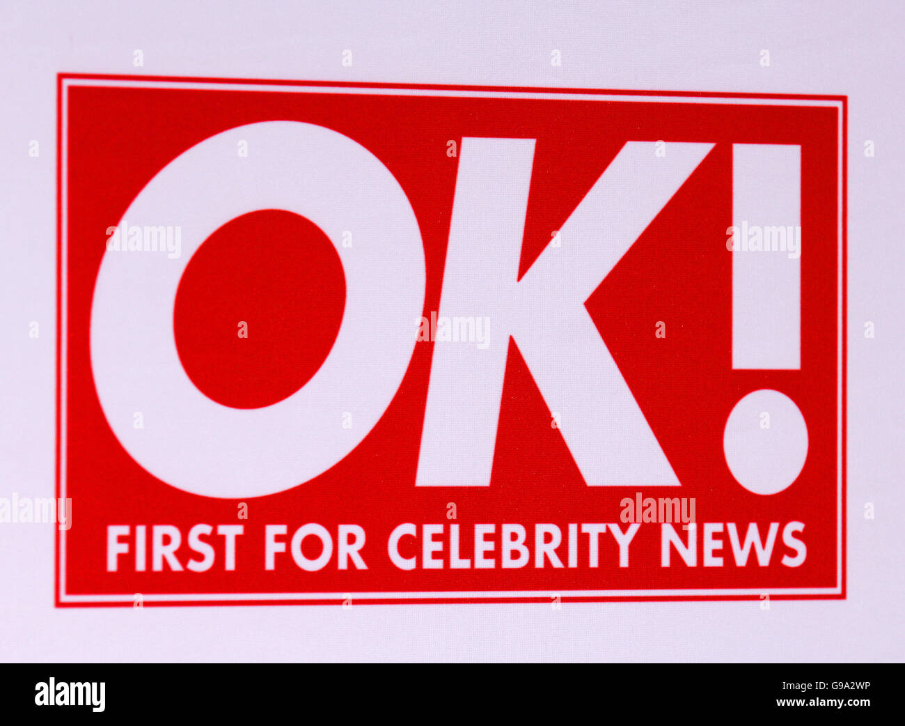 Logo ok magazine ok magazine anniversary party hi-res stock photography ...