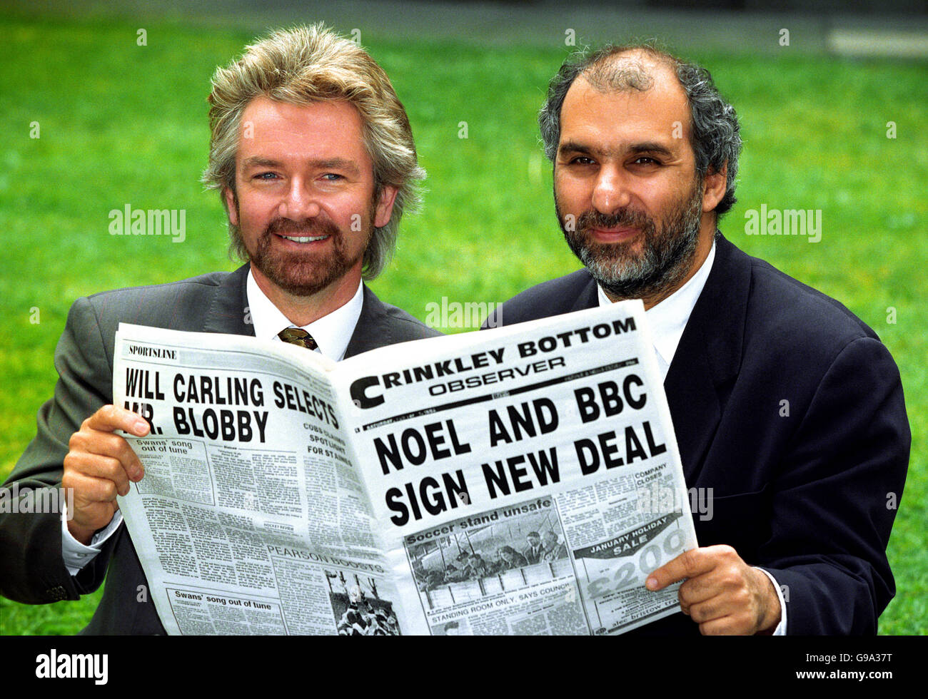 Noel Edmonds BBC Deal Stock Photo - Alamy