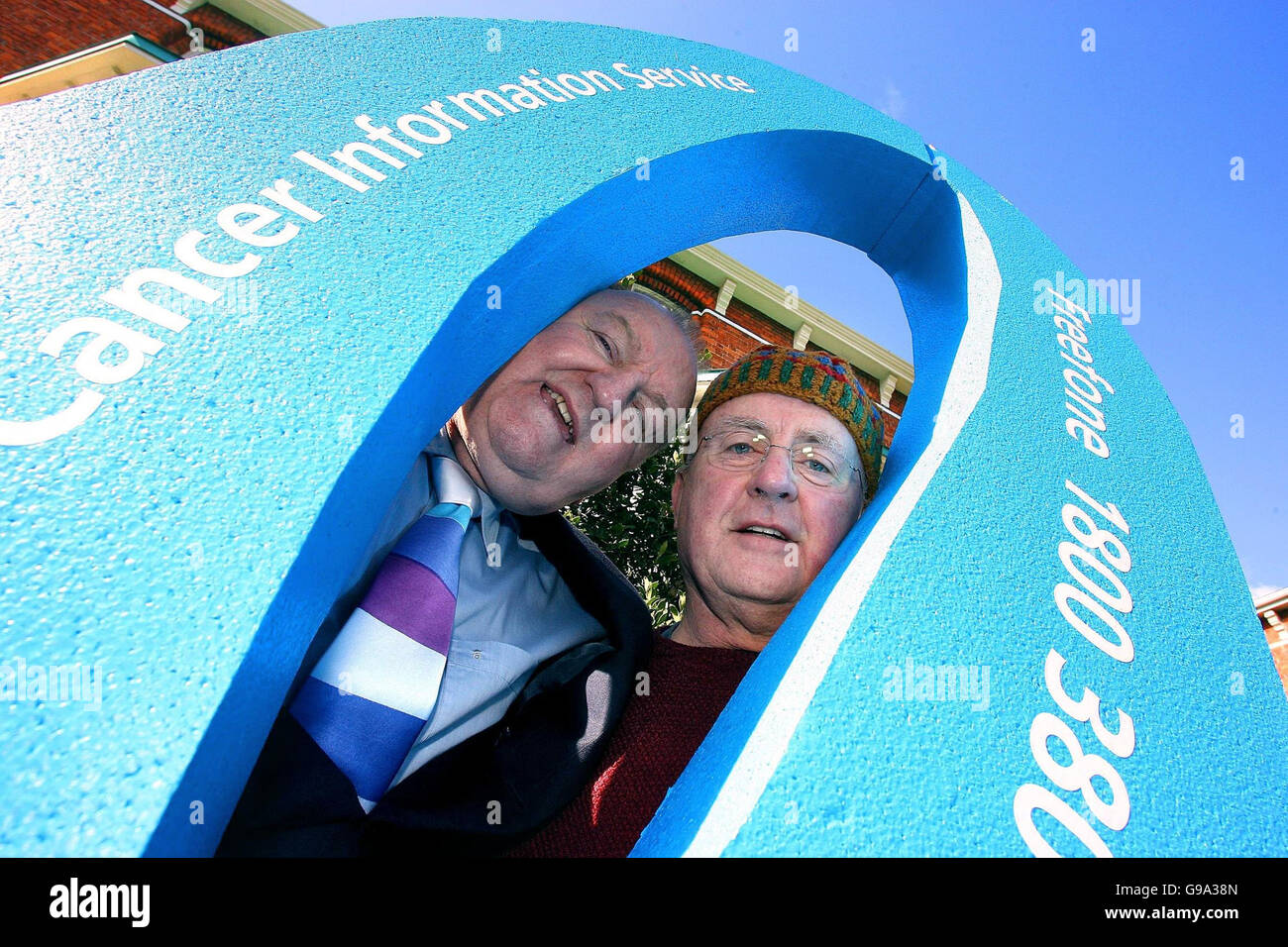 Broadcaster George Hook (left) and musician Christy Moore at the launch ...