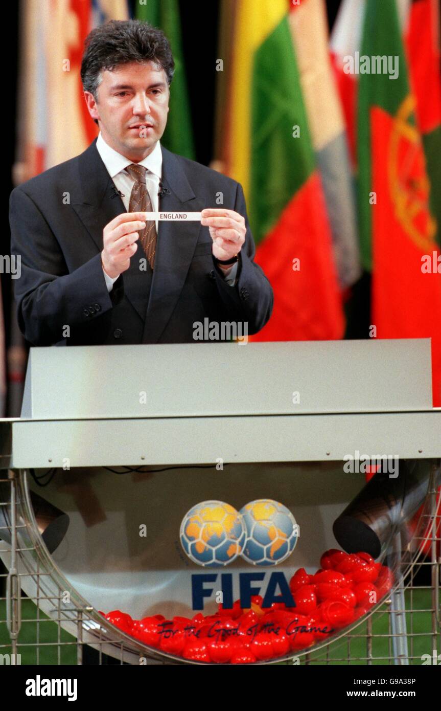 FIFA World Cup 2002 Preliminary Draw - Tokyo International Forum Stock ...