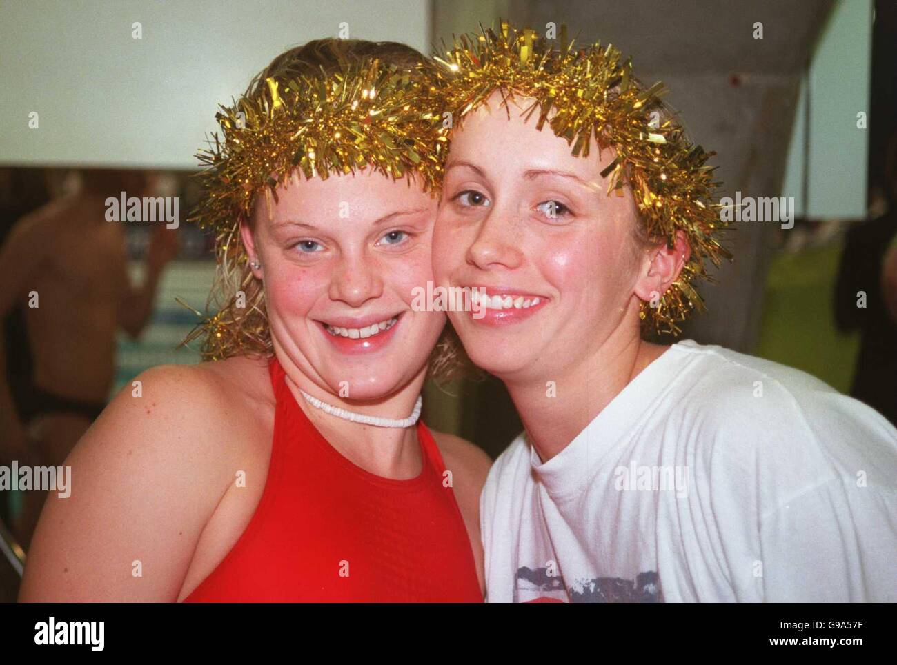 L-R; Cherie Albertson & Jenny Hunter from T5 London West Stock Photo ...