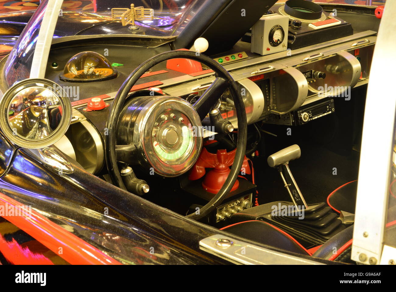 Batmobile interior hi-res stock photography and images - Alamy