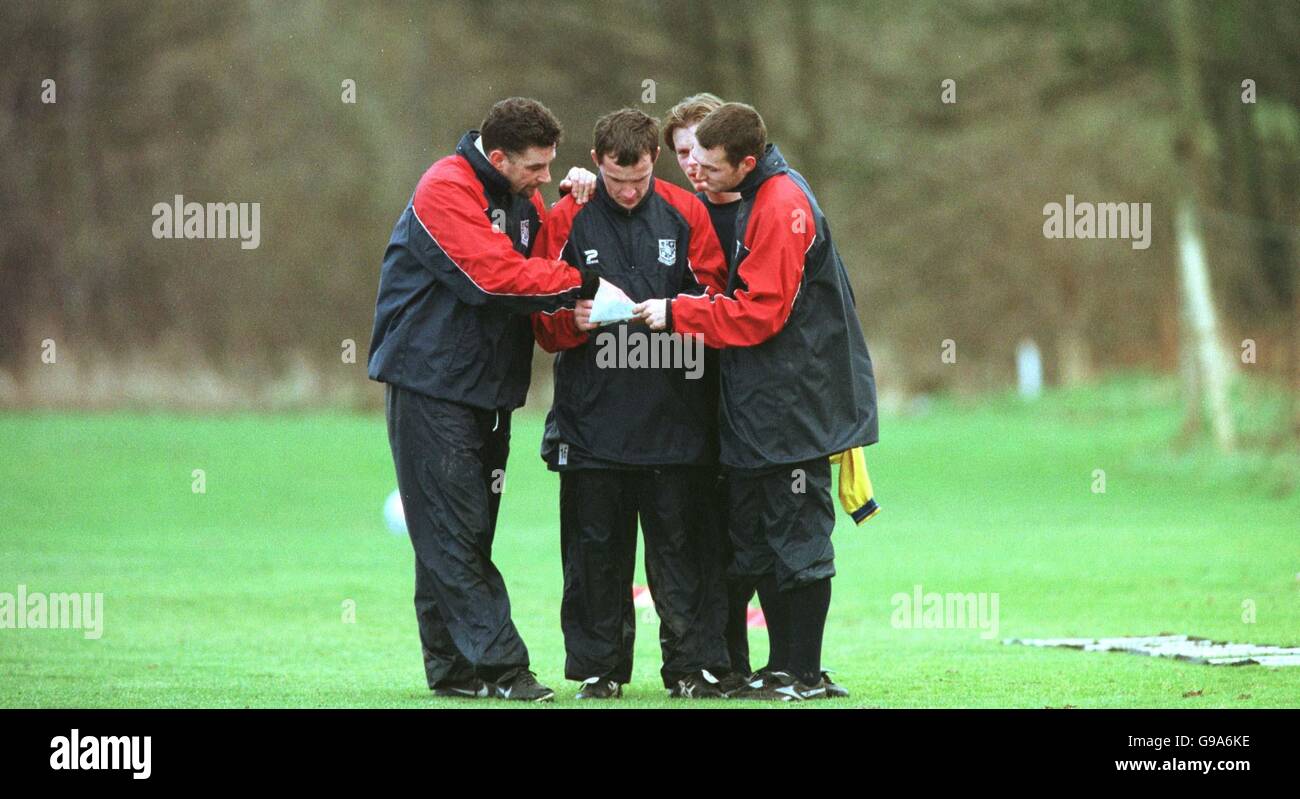 Tranmere Rovers Manager John Aldridge during today's training session ...