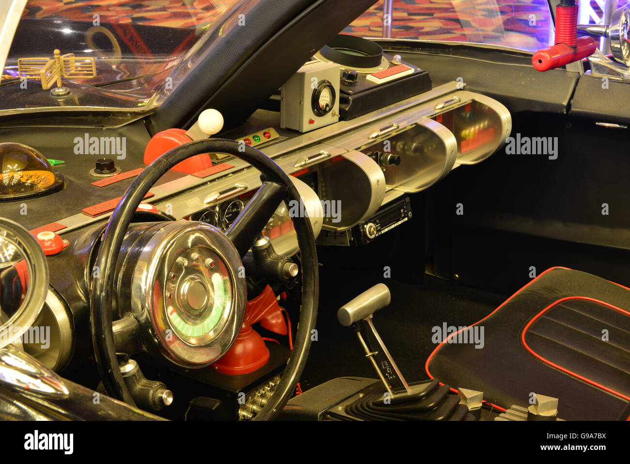 Batmobile interior hi-res stock photography and images - Alamy
