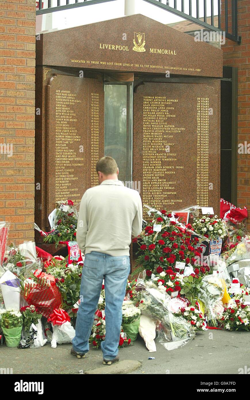 Soccer - 17th Anniversary of the Hillsborough Disaster - Anfield. A ...