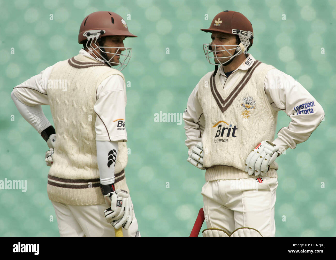 Surreys' and ex-england players Mark Butcher and Mark Ramprakash, talk ...