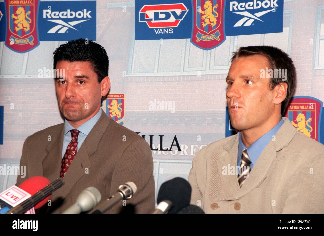 Paul merson signs for aston villa hi-res stock photography and images ...