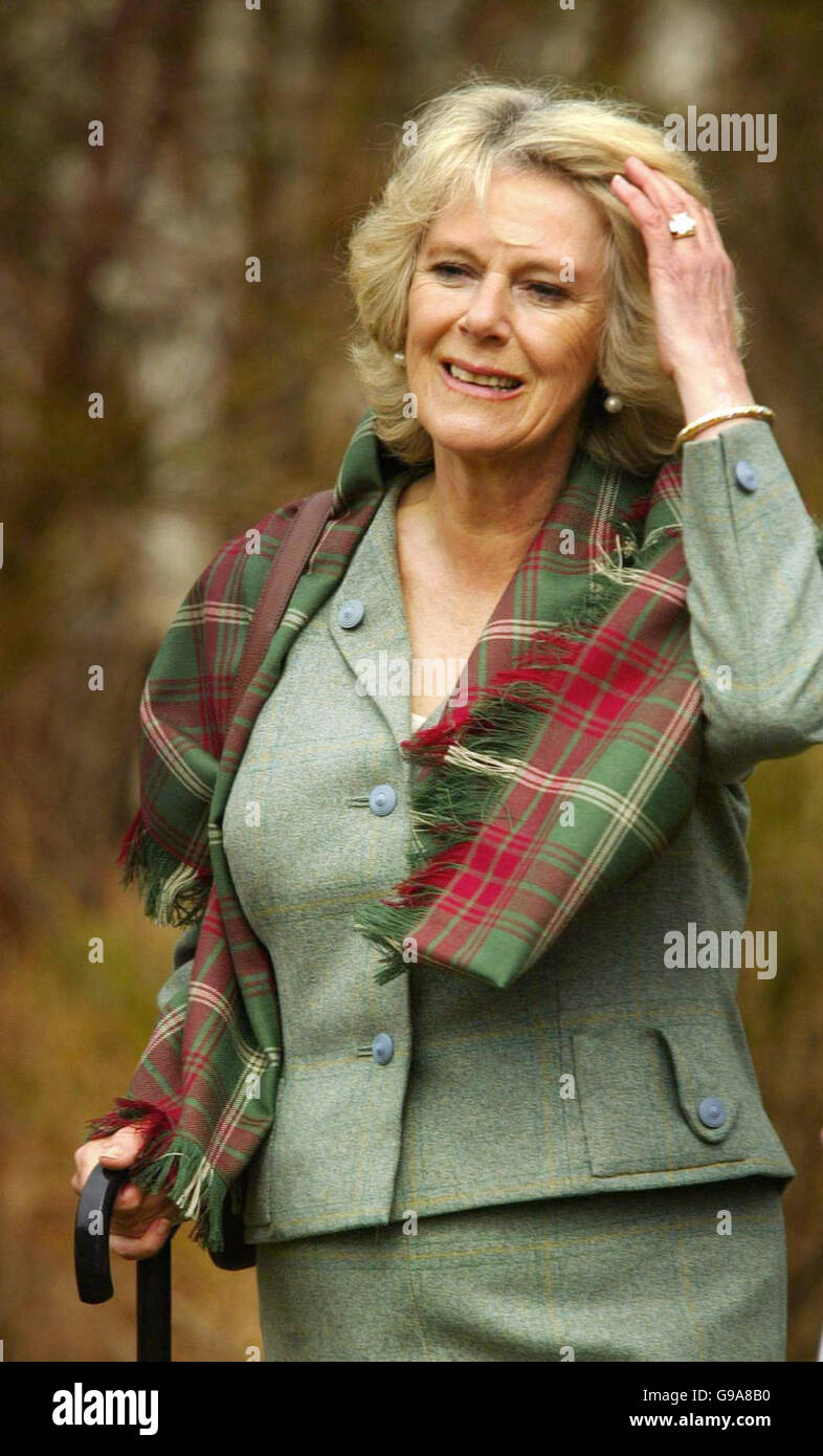 The Duchess of Cornwall visits Muir of Dinnet National Nature Reserve ...