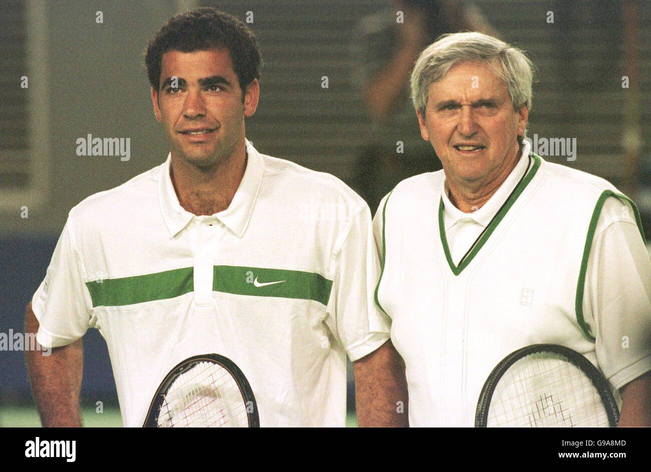 Pete Sampras is joined by fellow 12 time Grand Slam champion Roy ...