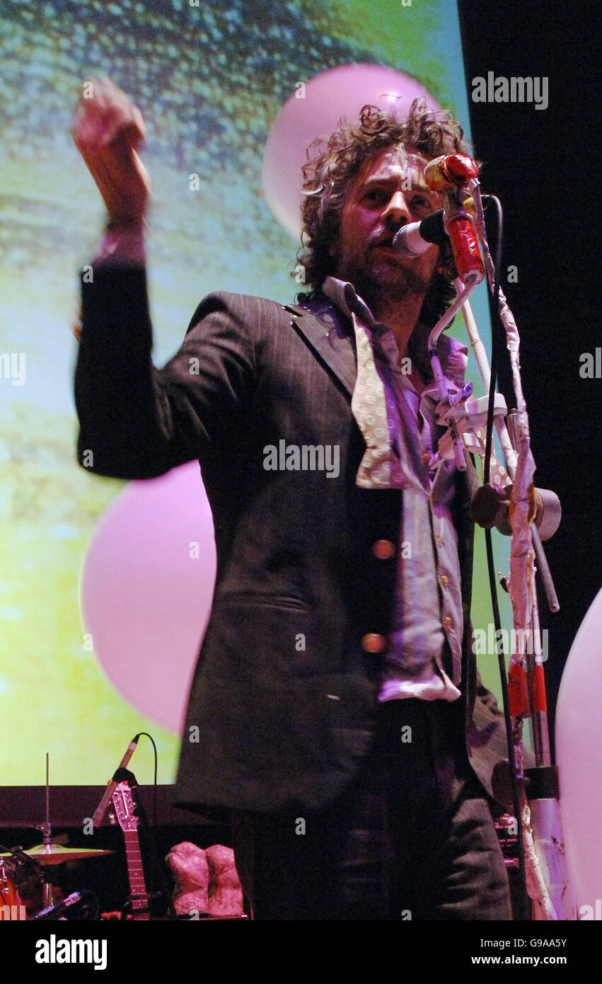 Flaming Lips singer Wayne Coyne performs at the Royal Albert Hall in ...