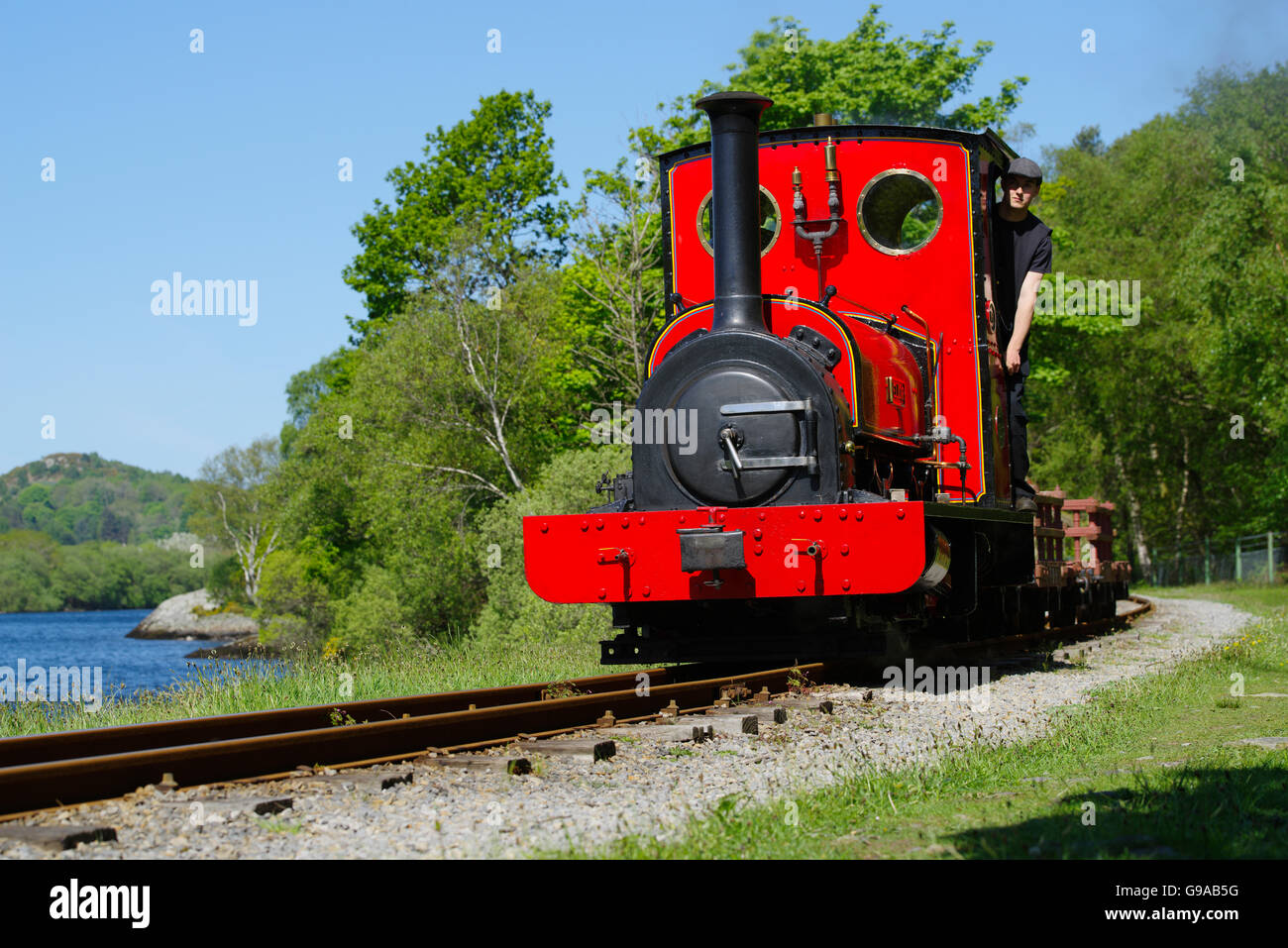 Elidir, Narrow Gauge Steam Locomotive, Llanberis Lake Railway Stock ...