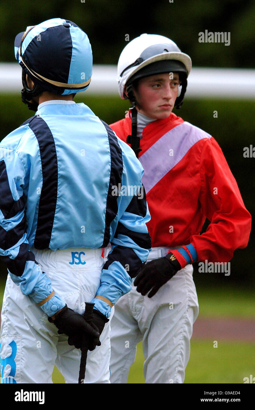 Horse Racing - Spring Festival Evening Racing - Kempton Park. Jockey ...