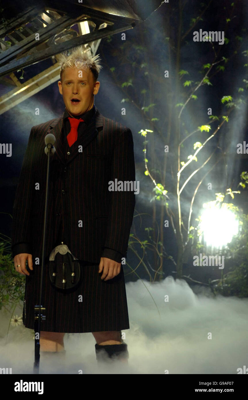 Nicky Spence performs during the Classical Brit Awards, at the Royal ...