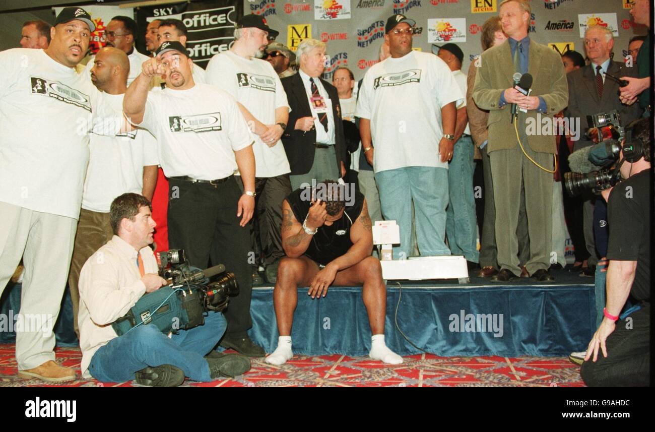 Boxing - Heavyweight Eliminator - Mike Tyson v Julius Francis - Weigh ...