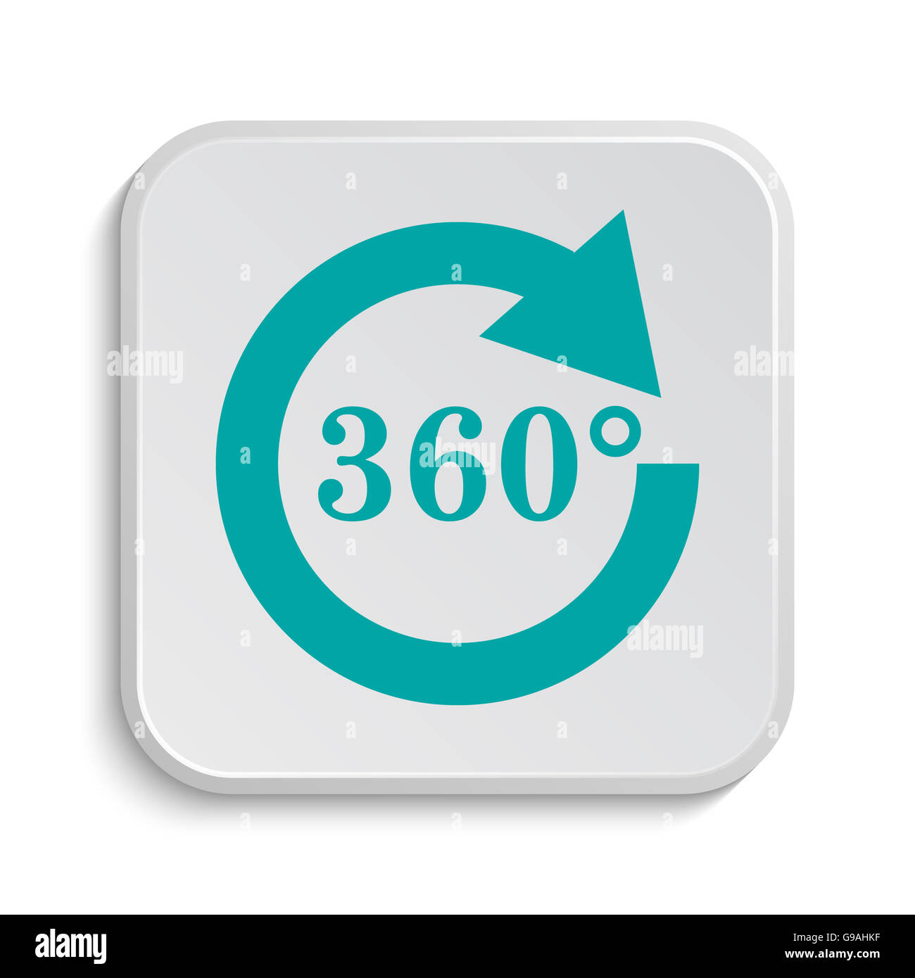 Reload 360 icon. Internet button on white background Stock Photo - Alamy