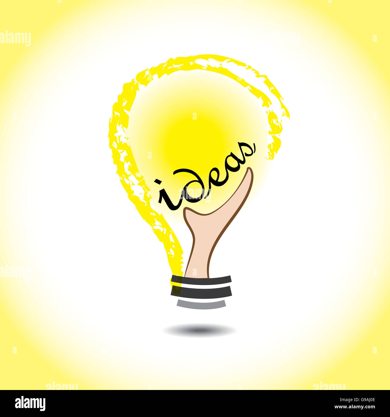 Shining bright hand drawn hi-res stock photography and images - Alamy