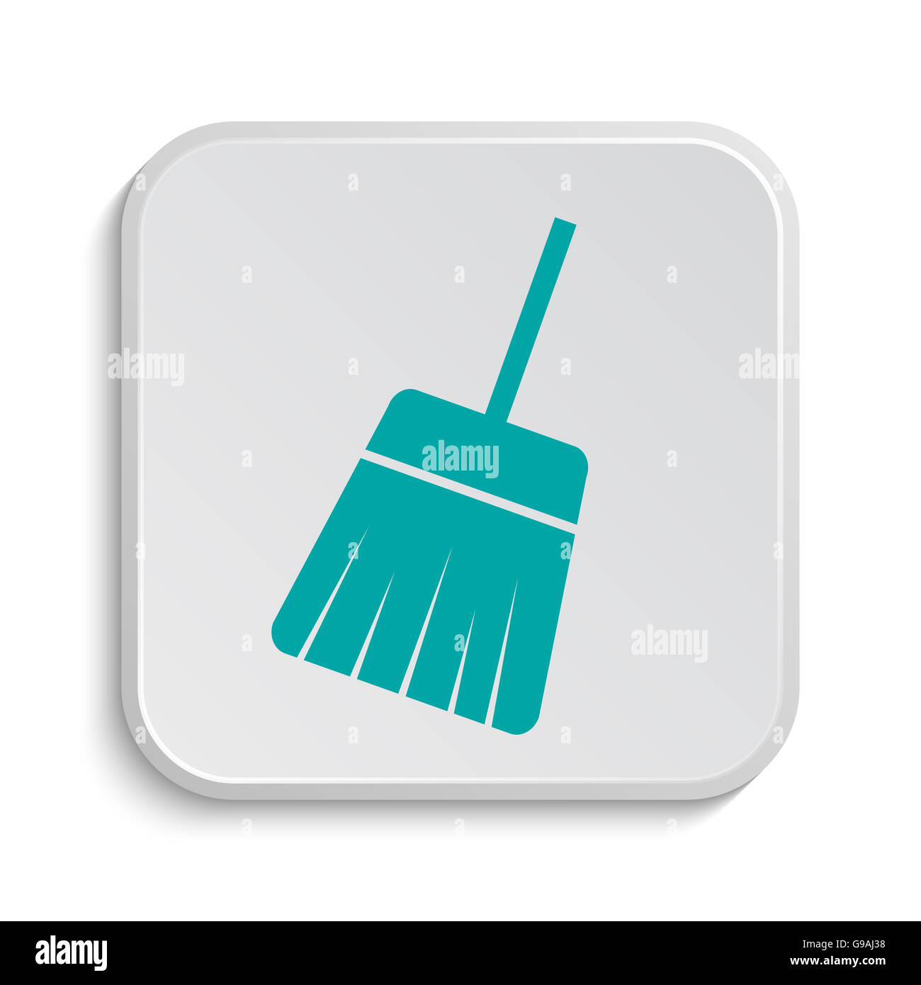 Sweep icon. Internet button on white background Stock Photo - Alamy