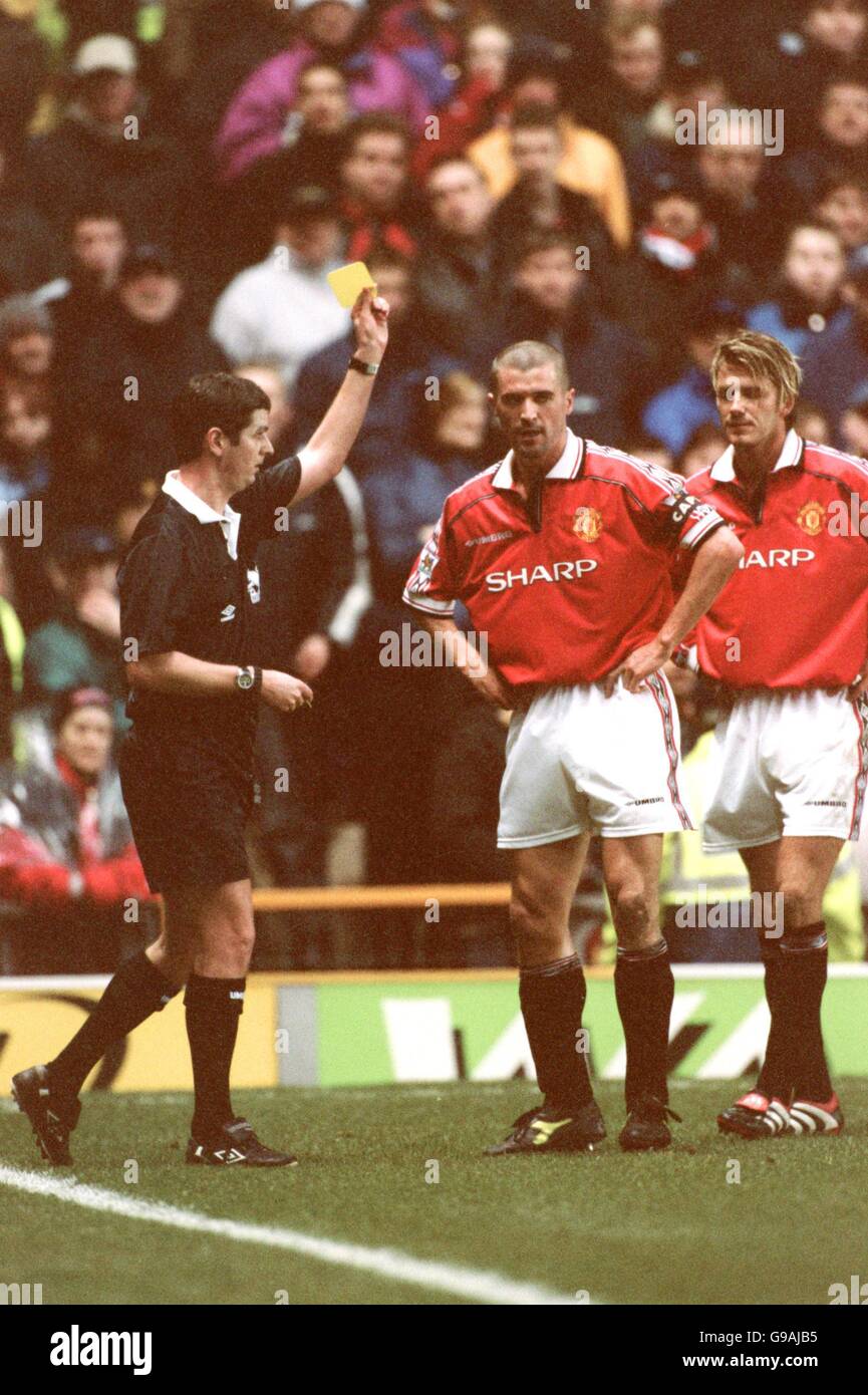 Sport football david beckham roy keane hi-res stock photography and ...