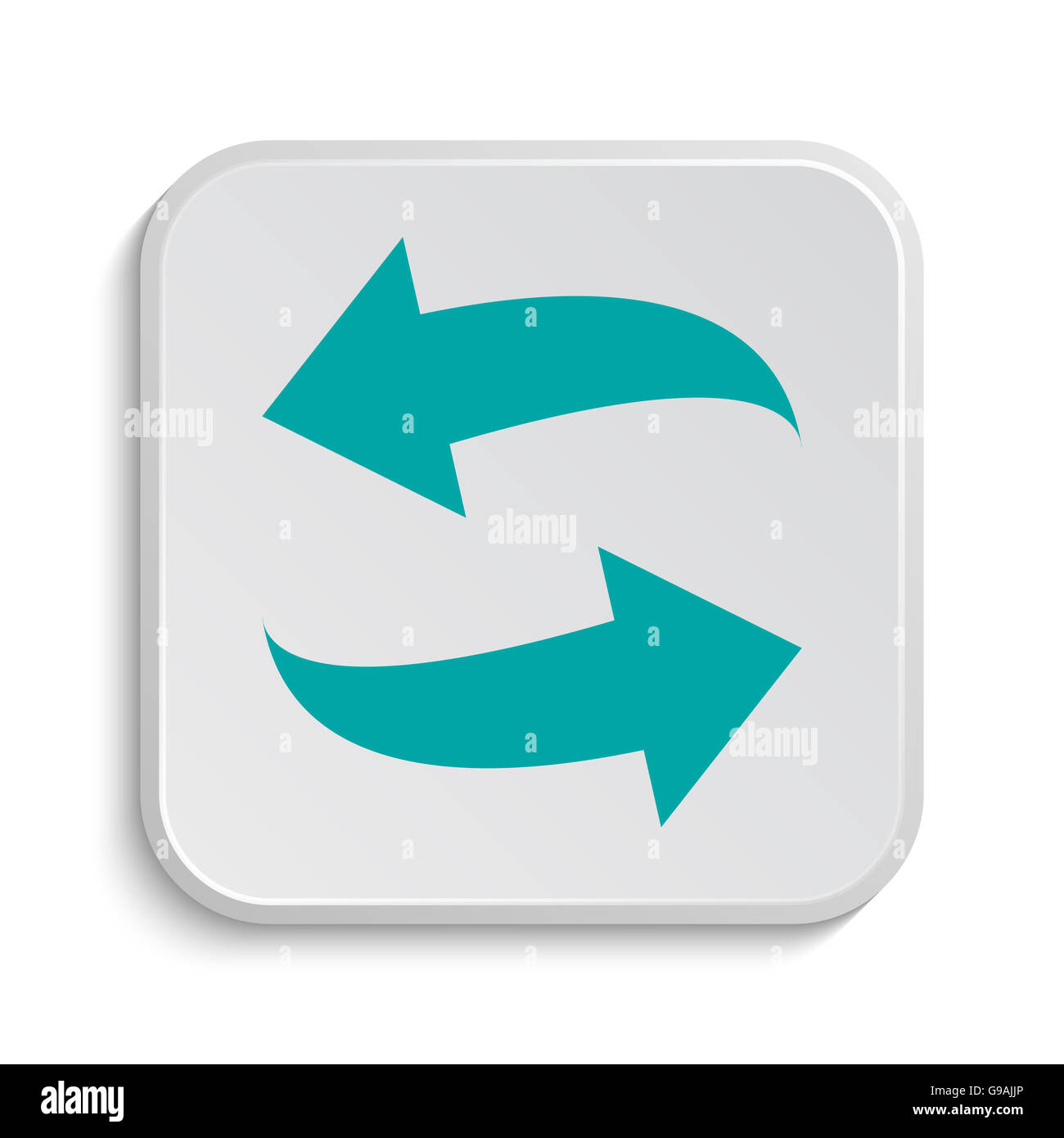 Swap icon. Internet button on white background Stock Photo - Alamy