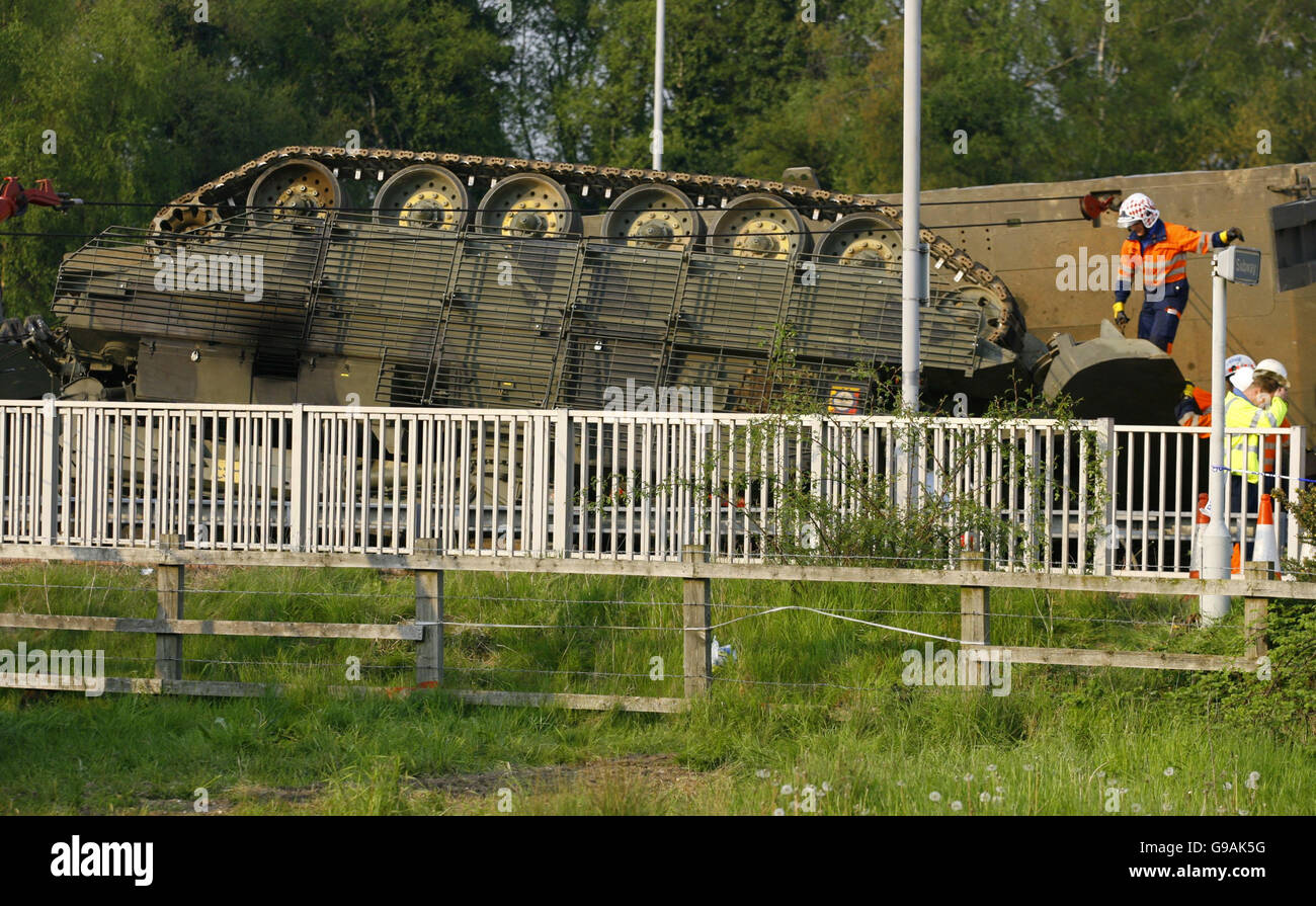 Tank landed hi-res stock photography and images - Alamy