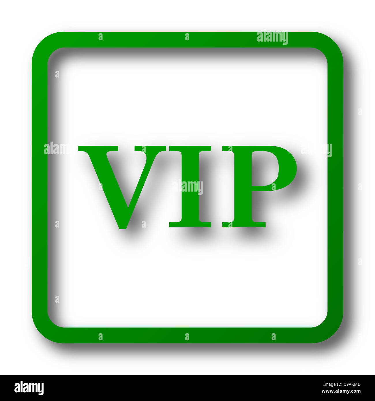VIP icon. Internet button on white background Stock Photo - Alamy