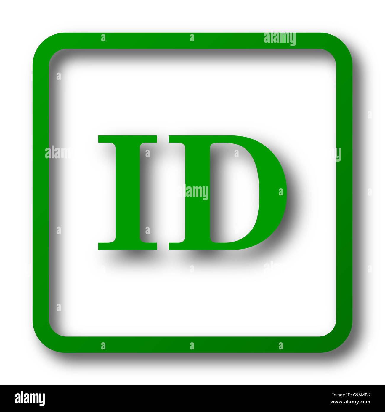 Id button Cut Out Stock Images & Pictures - Alamy