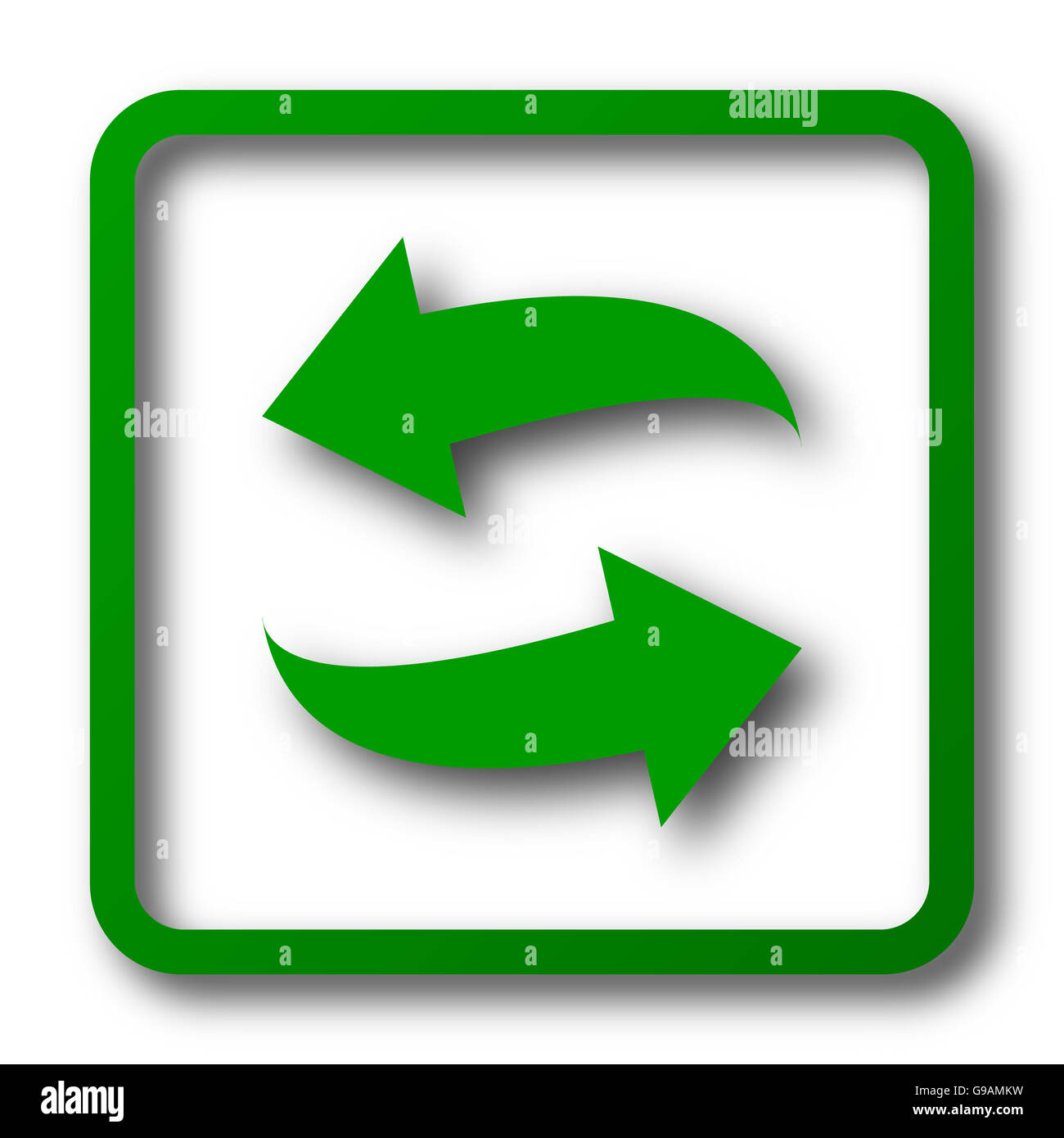 Swap icon. Internet button on white background Stock Photo - Alamy