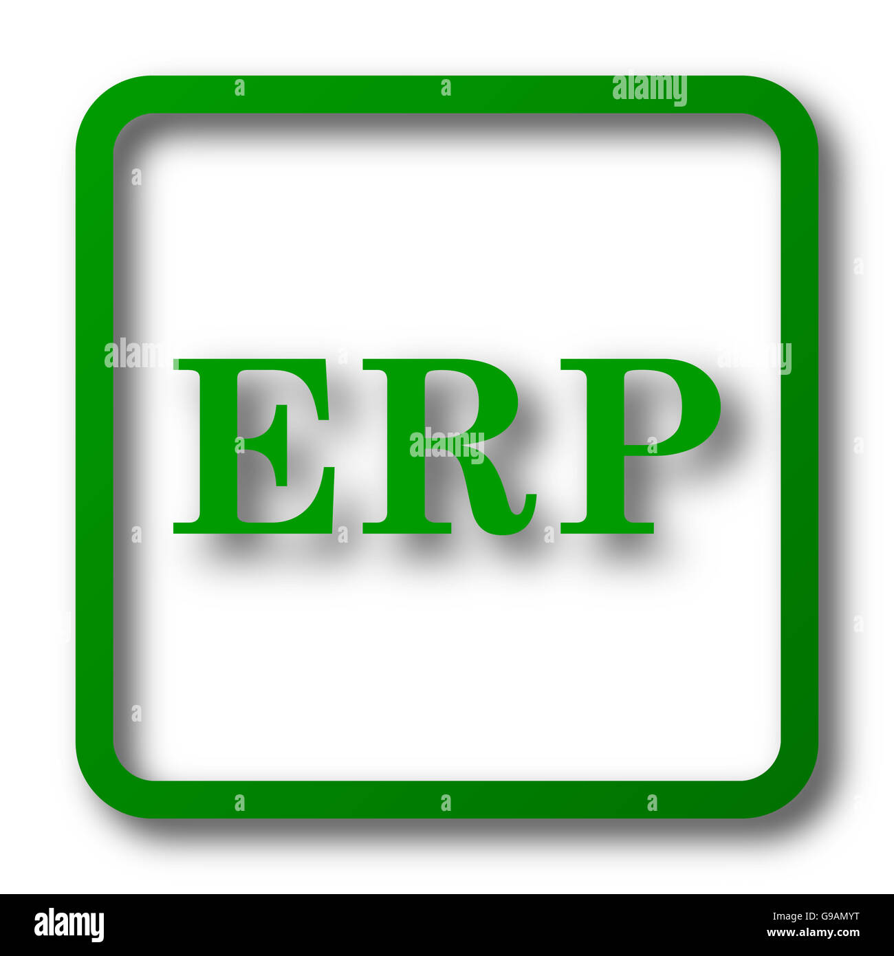 Erp system background Cut Out Stock Images & Pictures - Alamy