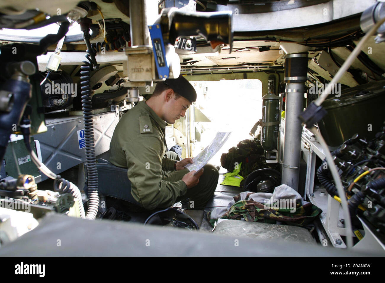 Army tank inside hi-res stock photography and images - Alamy