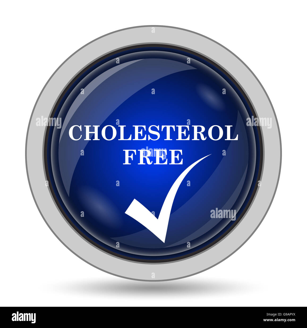 Cholesterol free icon hi-res stock photography and images - Alamy