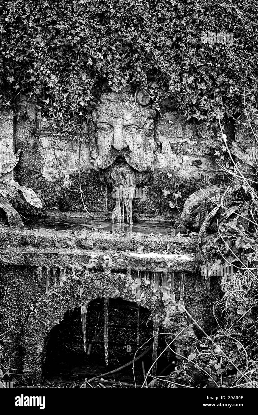 Stone gargoyle Black and White Stock Photos & Images - Alamy