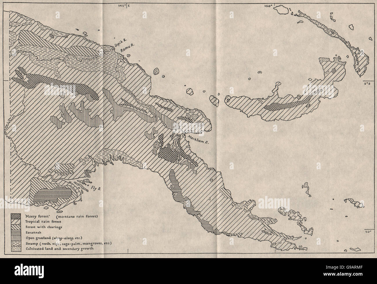 PAPAU NEW GUINEA:Vegetation.Bismarck archipelago.WW2 NAVY INTELLIGENCE ...