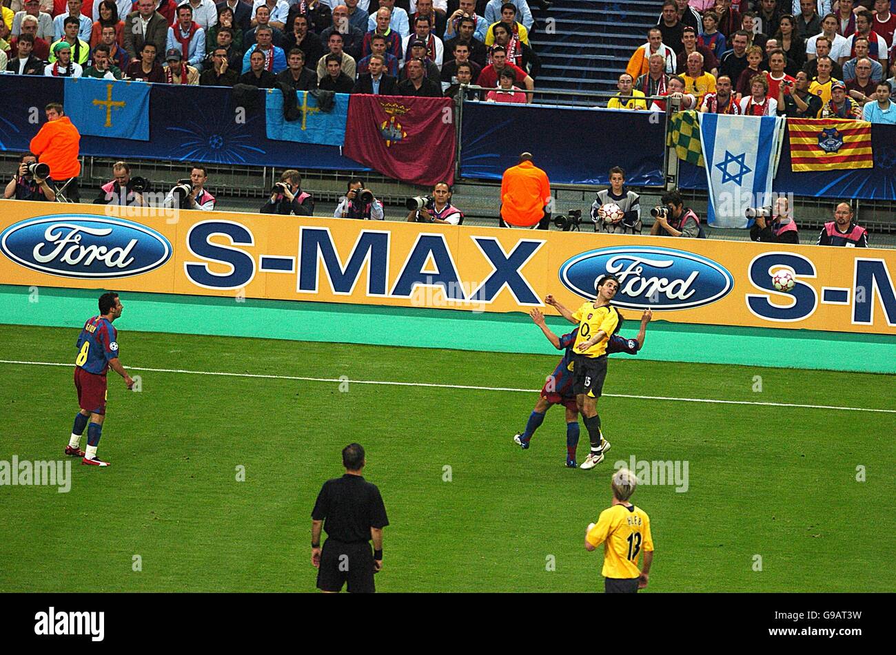 Soccer - UEFA Champions League - Final - Barcelona v Arsenal - Stade de ...