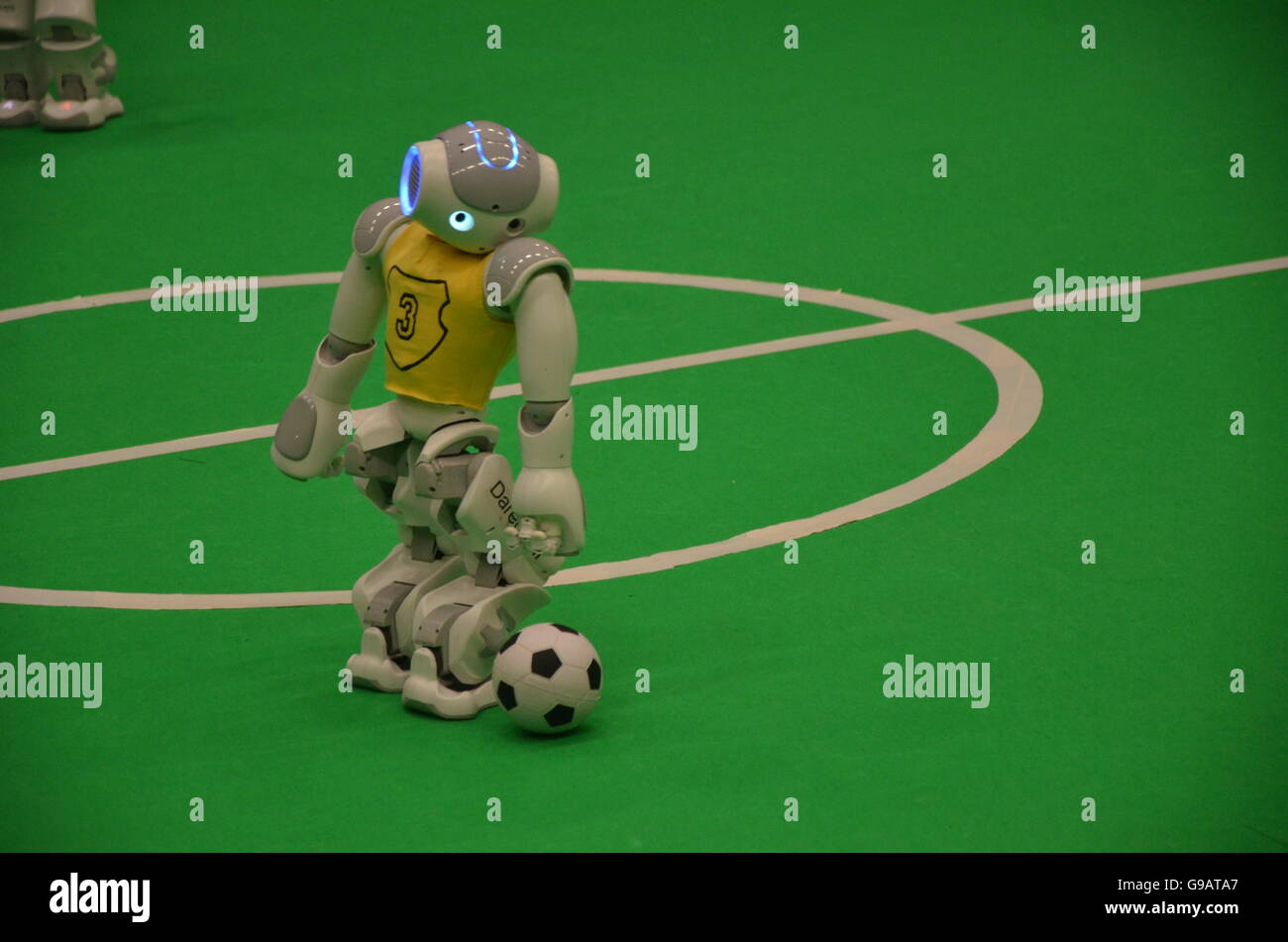 soccer ball, artificial, automation, robot Stock Photo - Alamy