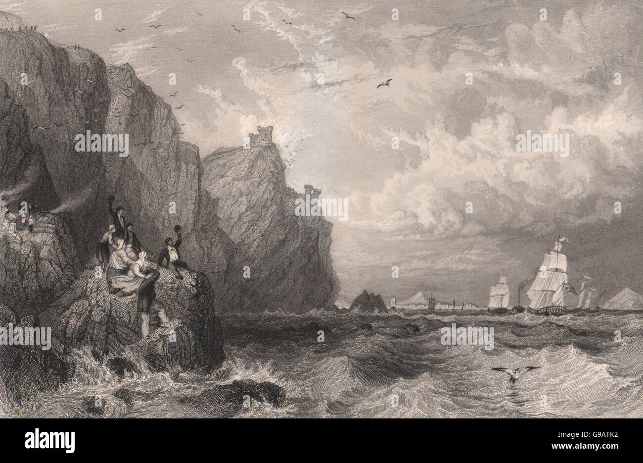 Fast castle berwickshire hi-res stock photography and images - Alamy