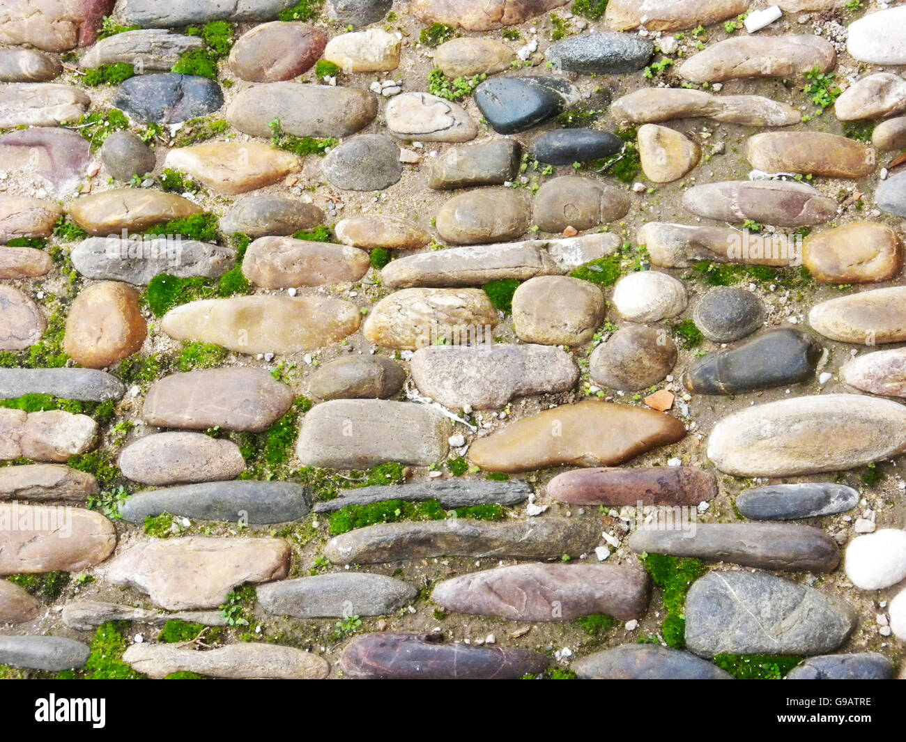 Cobbled ground texture hi-res stock photography and images - Alamy