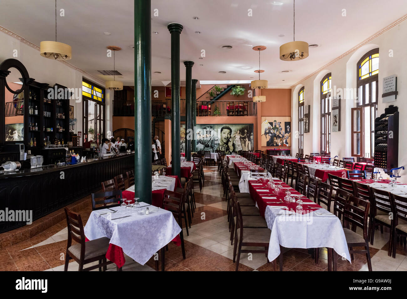 Cafe Taberna, Restaurant Havana, Cuba. The restaurant is dedicated to ...