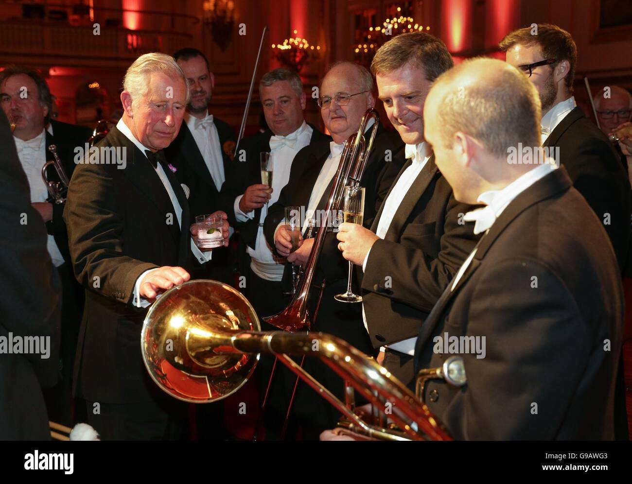 The Prince of Wales meets members of the Welsh National Opera at the ...