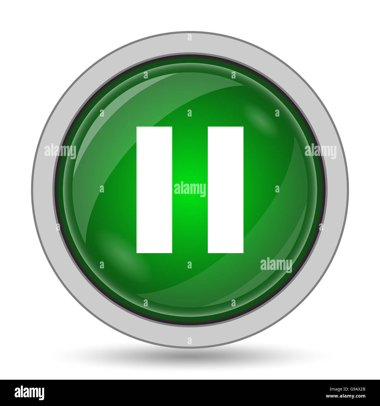 Pause button icon hi-res stock photography and images - Alamy