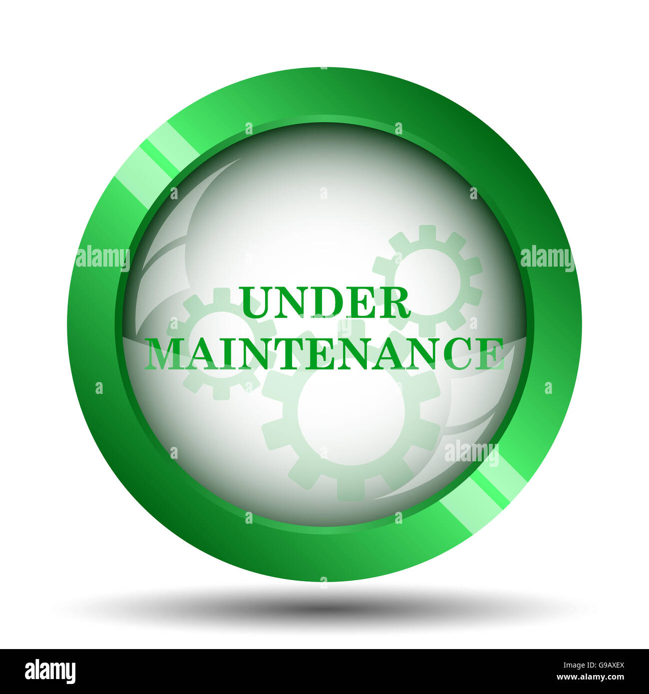 Under maintenance icon hi-res stock photography and images - Alamy