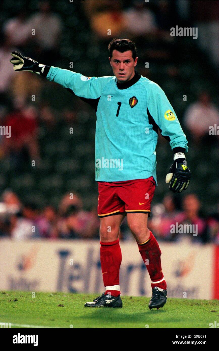 Belgiums goalkeeper filip de wilde hi-res stock photography and images ...